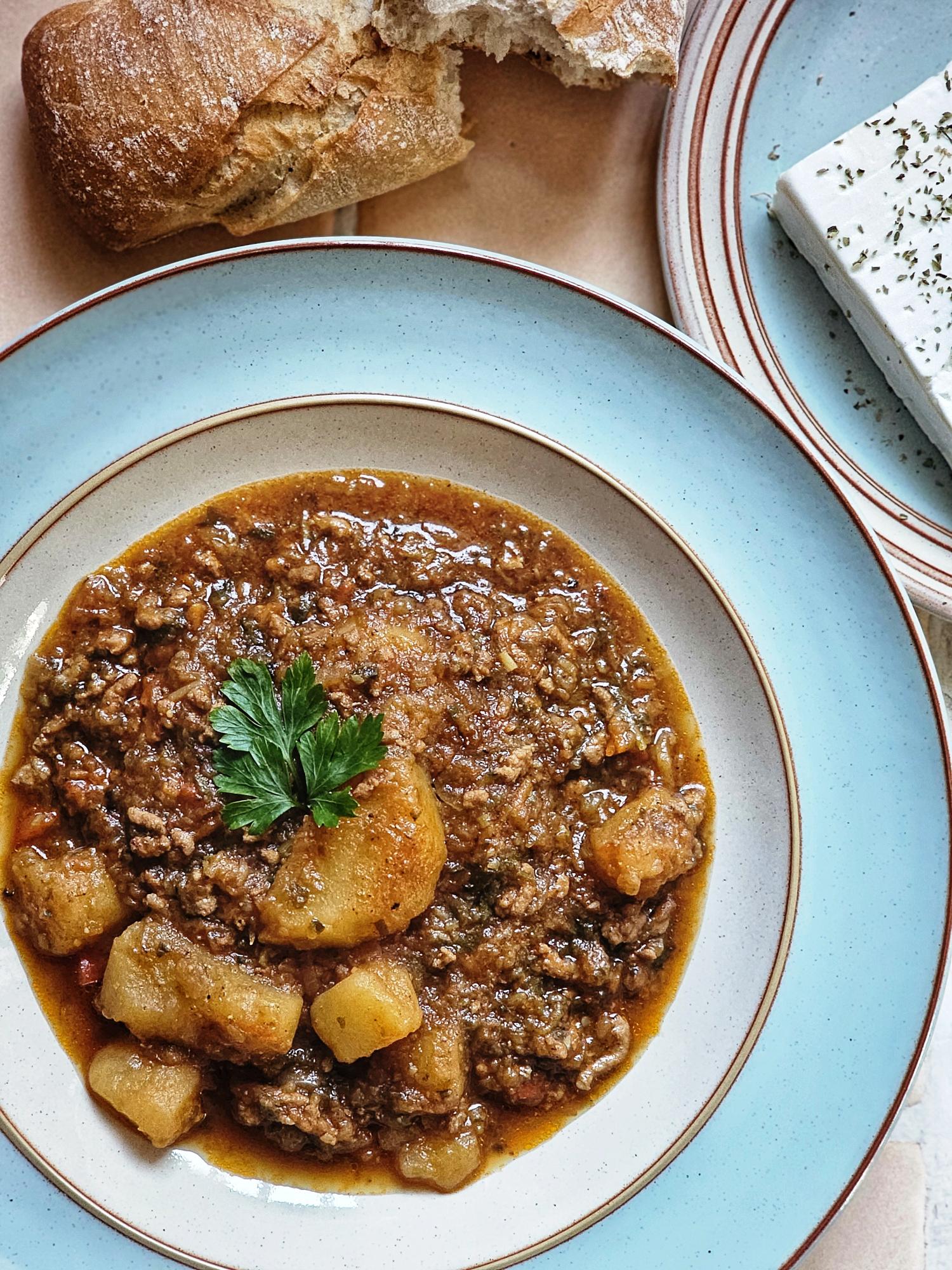 One of The Best Greek Recipes- Tourlou With Minced-Meat - Greek Food ...